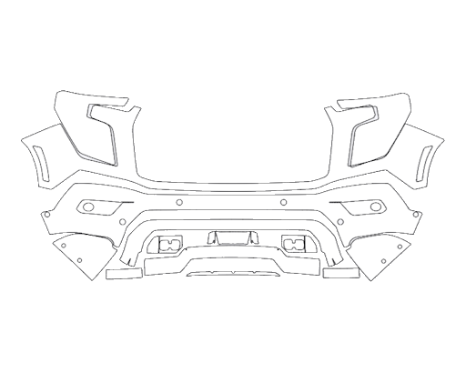 Front Bumper Kit | GMC YUKON AT4 2026 – PAINTPROTECTIONFILM.CA