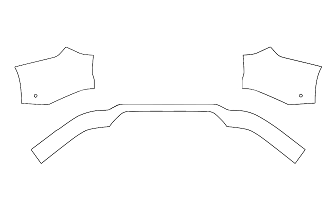 Rear Bumper Kit | LEXUS TX350 2025 – PAINTPROTECTIONFILM.CA