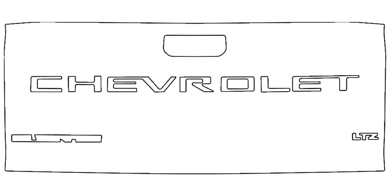 Tailgate Kit | CHEVROLET SILVERADO 2500HD LTZ 2024 – PAINTPROTECTIONFILM.CA