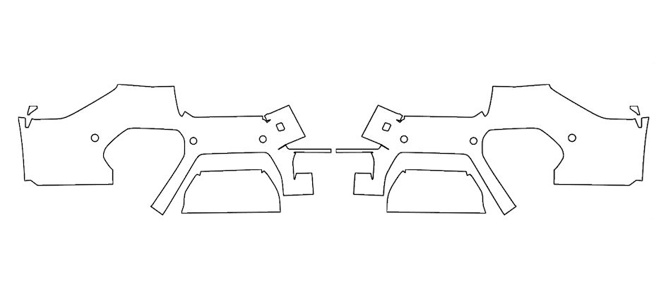 Rear Bumper Kit | CHEVROLET SILVERADO EV RST 2024 – PAINTPROTECTIONFILM.CA