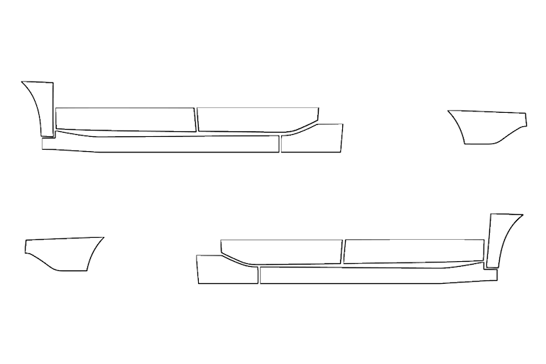 Rocker Panel Kit | FORD MAVERICK LOBO 2025 – PAINTPROTECTIONFILM.CA