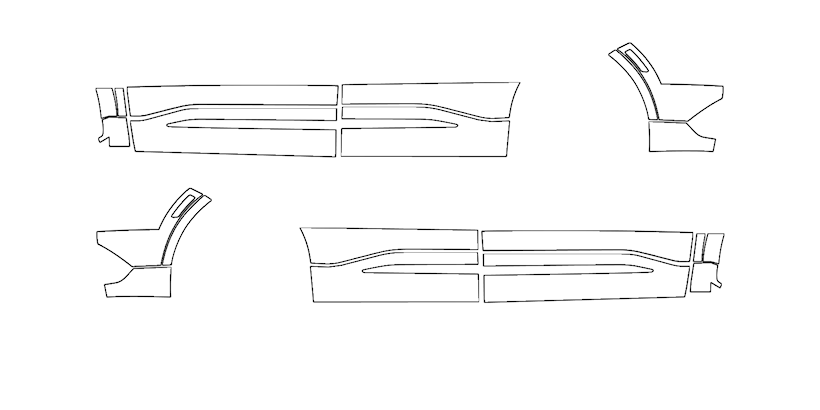 Rocker Panel Kit | LINCOLN NAUTILUS 2025 – PAINTPROTECTIONFILM.CA