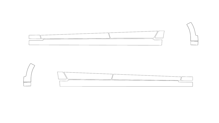 Rocker Panel Kit | MAZDA MAZDA3 HATCHBACK 2024 – PAINTPROTECTIONFILM.CA