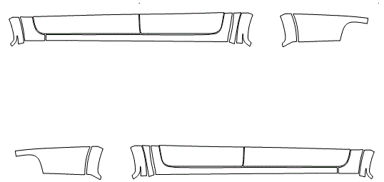 Rocker Panel Kit | FORD RANGER LARIAT SUPERCREW 2022 ...