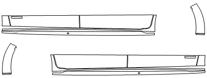 Rocker Panel Kit | TOYOTA SIENNA 2024 – PAINTPROTECTIONFILM.CA