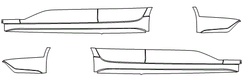 Rocker Panel Kit | CADILLAC CT4 BLACKWING 2022 – PAINTPROTECTIONFILM.CA