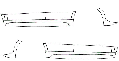 Rocker Panel Kit | MERCEDES BENZ GLE SUV 350 AMG LINE 2020 ...