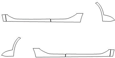 Rocker Panel Kit | MERCEDES BENZ GLE SUV 350 BASE 2020 ...