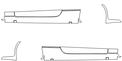 Rocker Panel Kit | MERCEDES-BENZ E-CLASS CABRIOLET 450 AMG LINE 2019 ...