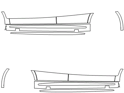 Rocker Panel Kit | MERCEDES BENZ CLA 45 AMG 2016 – PAINTPROTECTIONFILM.CA